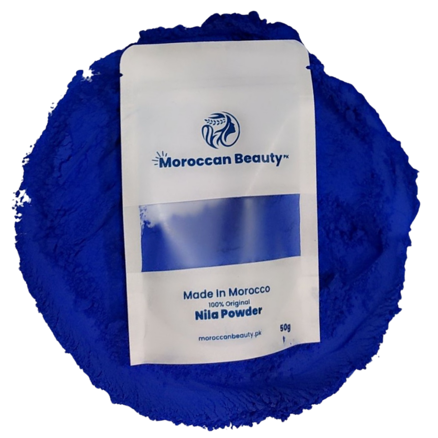 100% Original Moroccan Blue Nila Powder in Pakistan | MoroccanBeauty.pk ...
